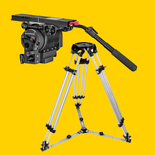 O'Connor 2560 Fluid Head & Ronford-Baker Standard Tripod Kit - Eleven04